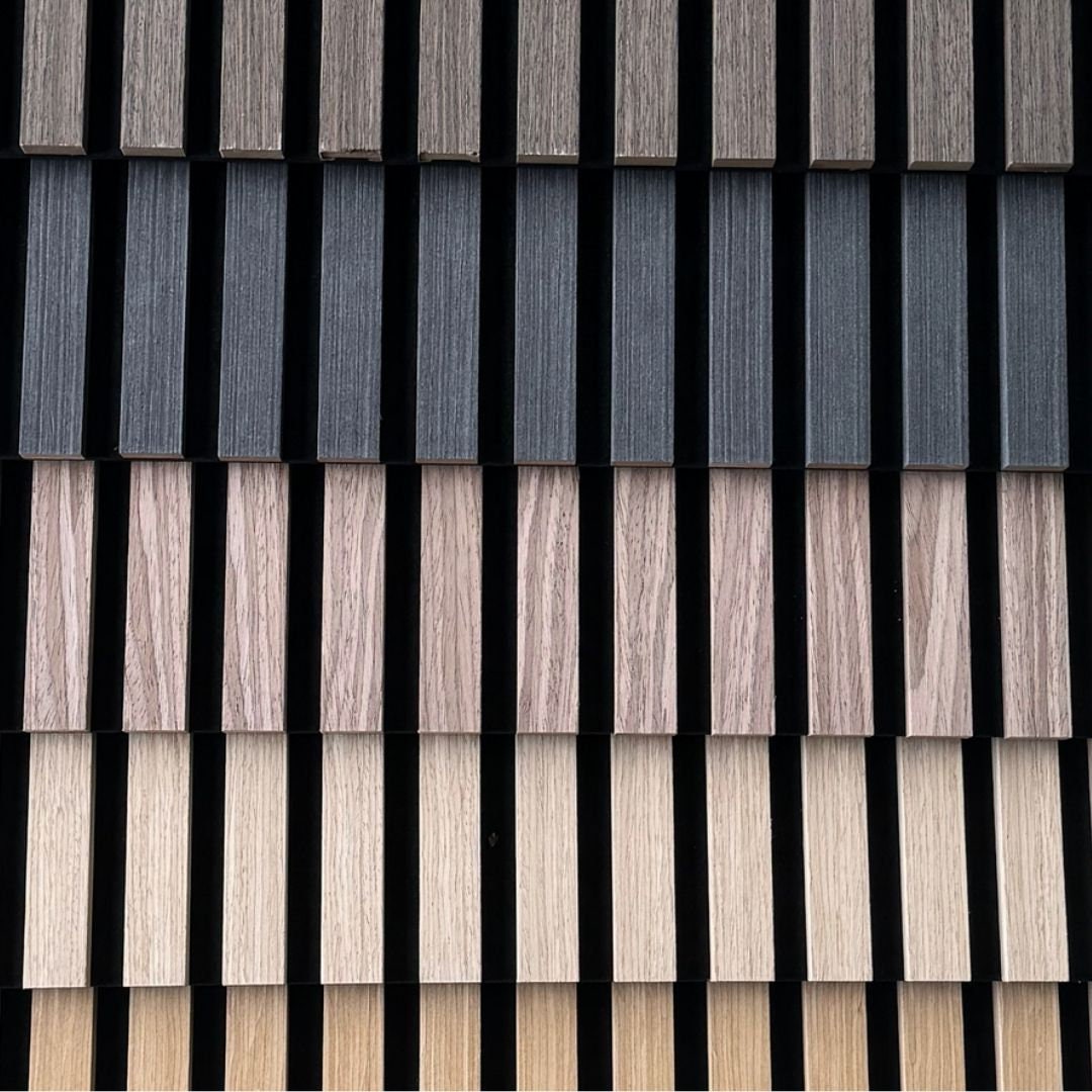 TWO Extra Wide Decorative Wall Panels in Black Onyx Pine Easy to ...