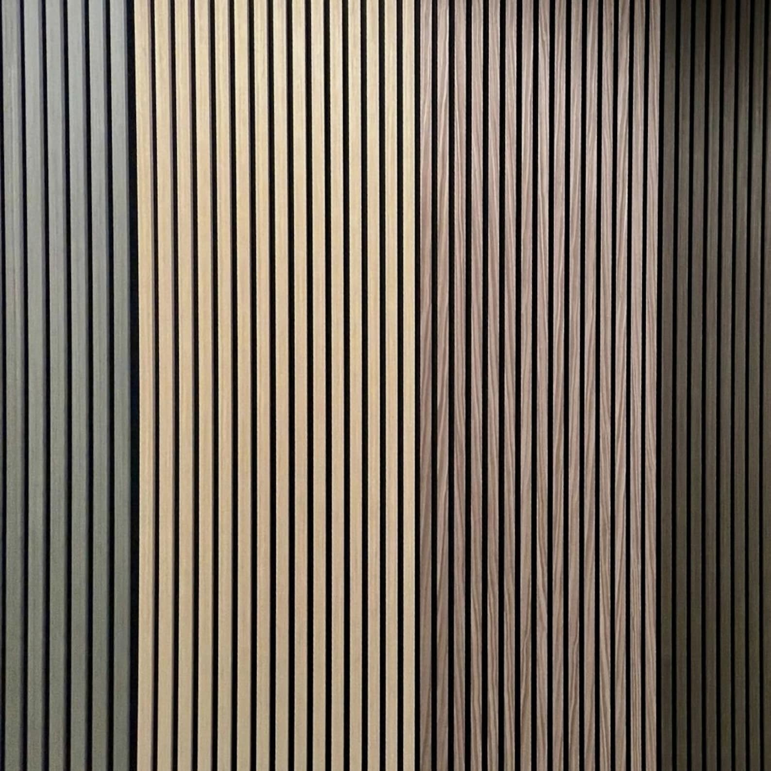 TWO Extra Wide Decorative Wall Panels in Sterling Oak - Easy to Install ...
