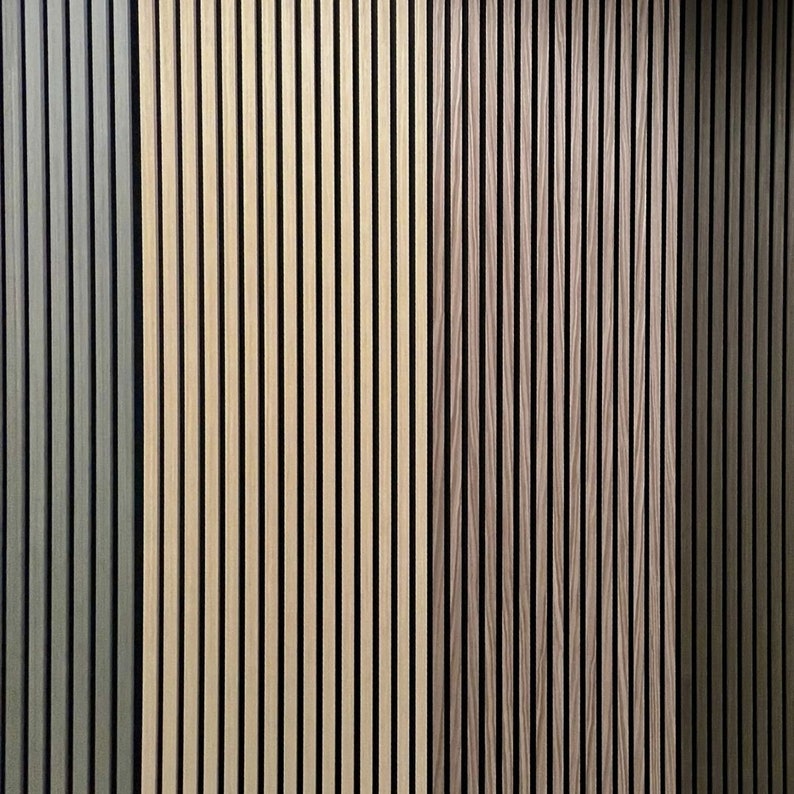 TWO Extra Wide Decorative Wall Panels in Sterling Oak - Easy to Install ...