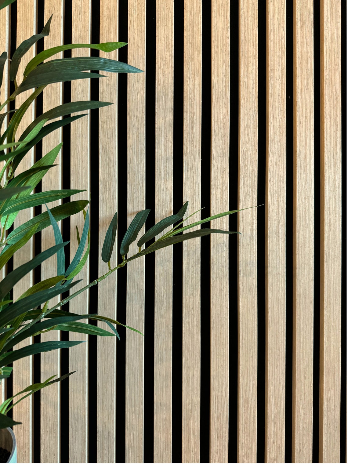 TWO Extra Wide Decorative Wall Panels in Sterling Oak - Easy to Install ...