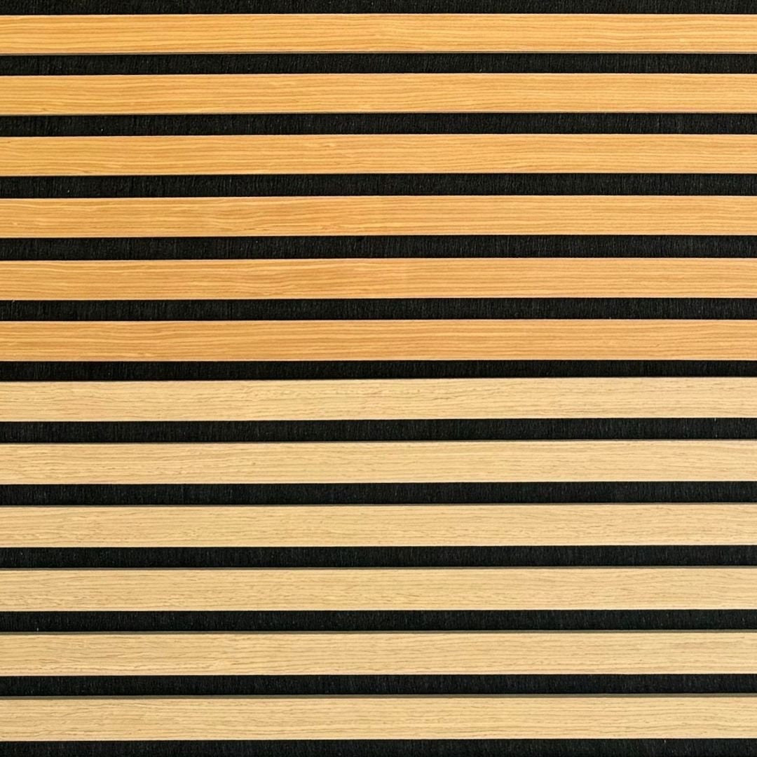 TWO Extra Wide Decorative Wall Panels in Natural Oak Easy to Install ...