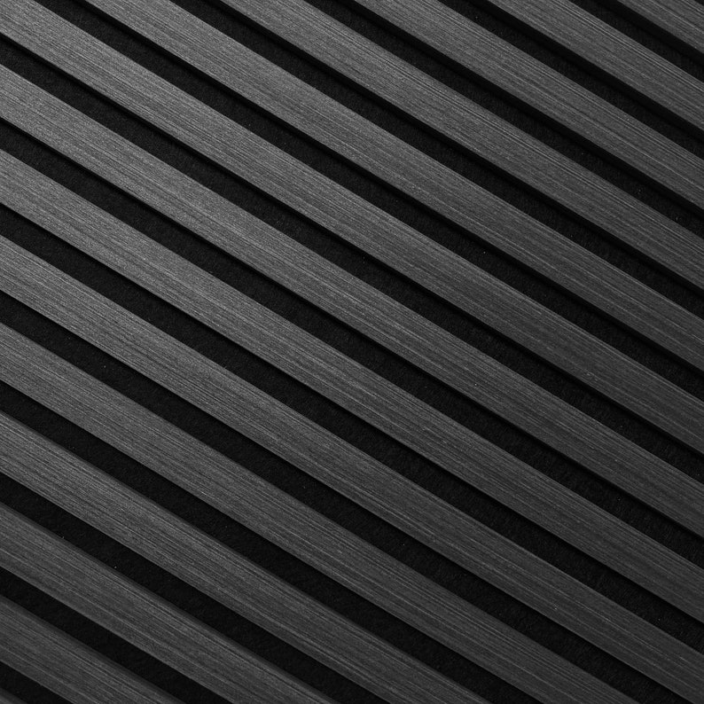 TWO Extra Wide Decorative Wall Panels in Black Onyx Pine - Easy to ...