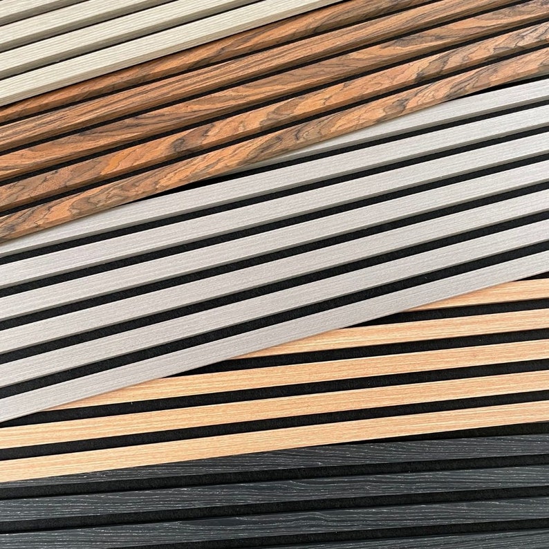 TWO Extra Wide Decorative Wall Panels in Sterling Oak - Easy to Install ...