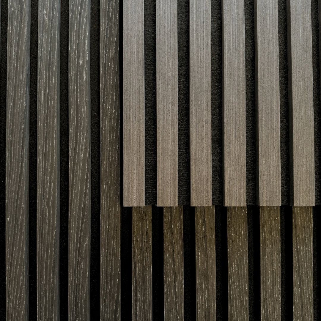 TWO Extra Wide Decorative Wall Panels in Black Onyx Pine Easy to ...