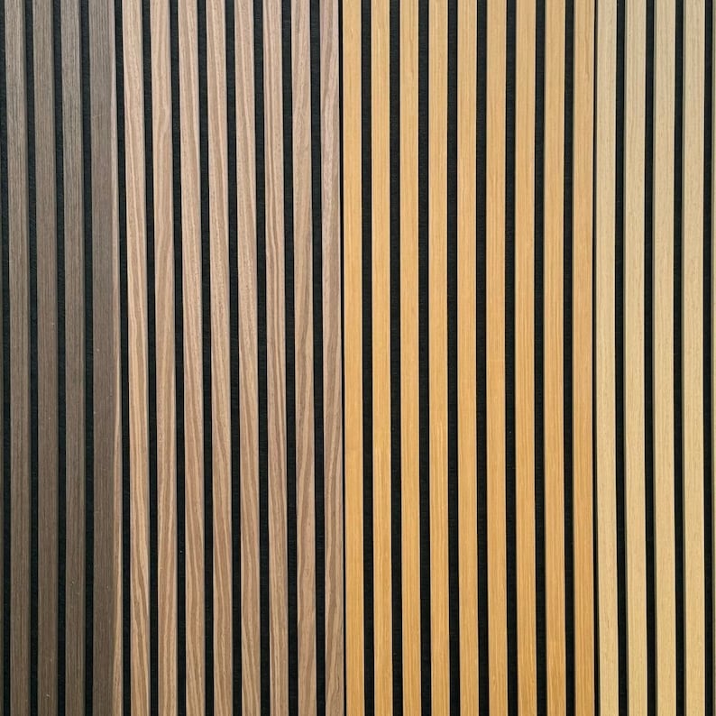 TWO Extra Wide Decorative Wall Panels in Sterling Oak - Easy to Install ...