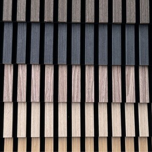 TWO Extra Wide Decorative Wall Panels in Sterling Oak - Easy to Install ...