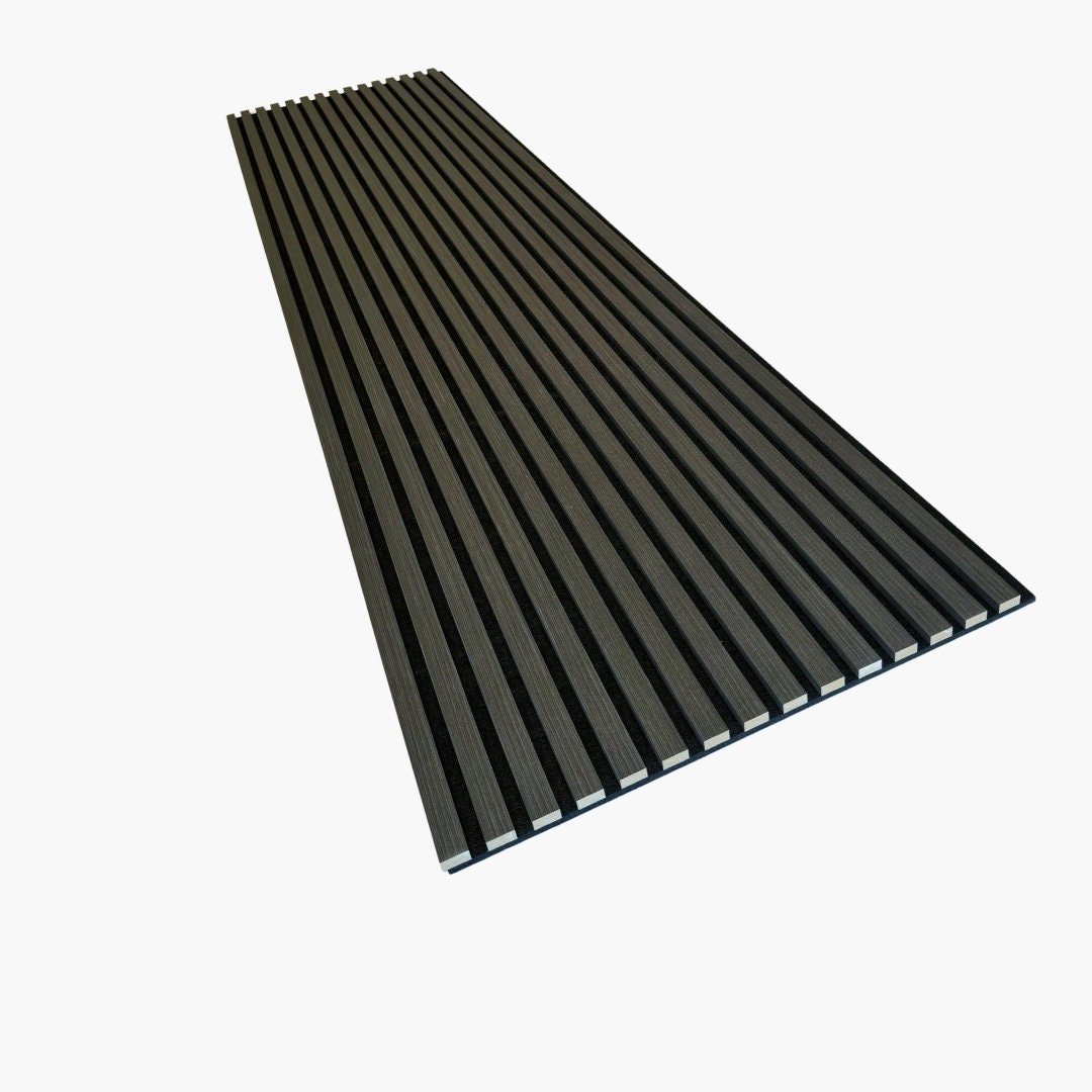 TWO Extra Wide Decorative Wall Panels in Black Onyx Pine Easy to ...