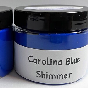 Carolina Blue Shimmer Pour'age Posse Paint 5 Ounce - Etsy
