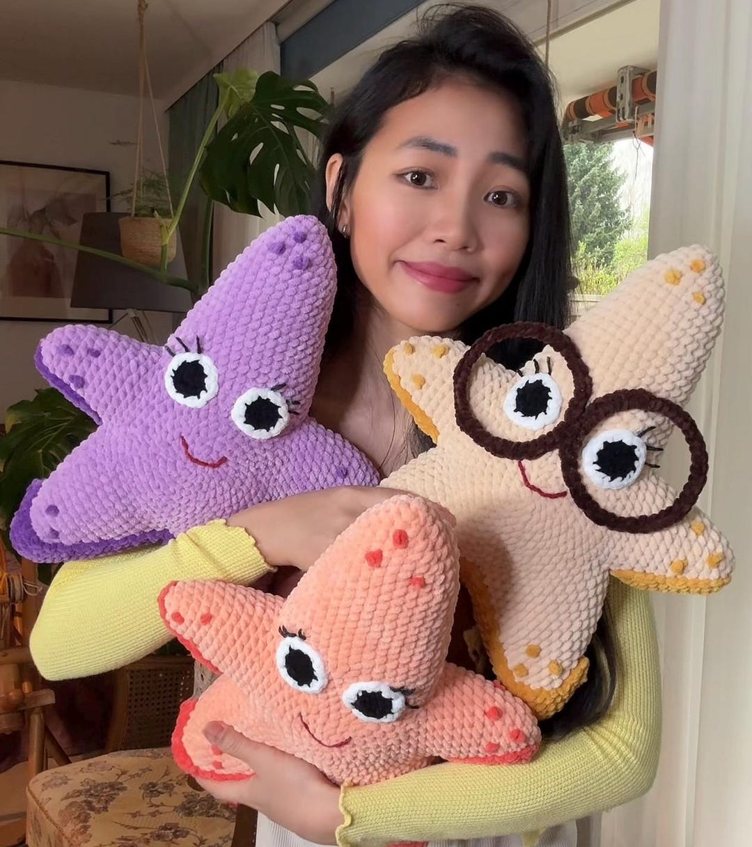CROCHET STAR/ STARFISH Pattern : Sandy - the Starfish (super Simple ...