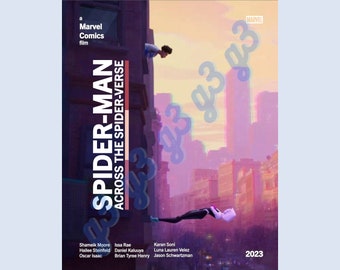Spider-man: Across the Spider-verse Poster - Etsy