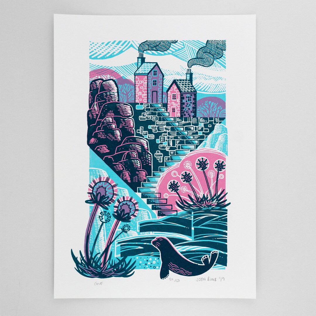 Cove Screen Print Limited Edition - Etsy