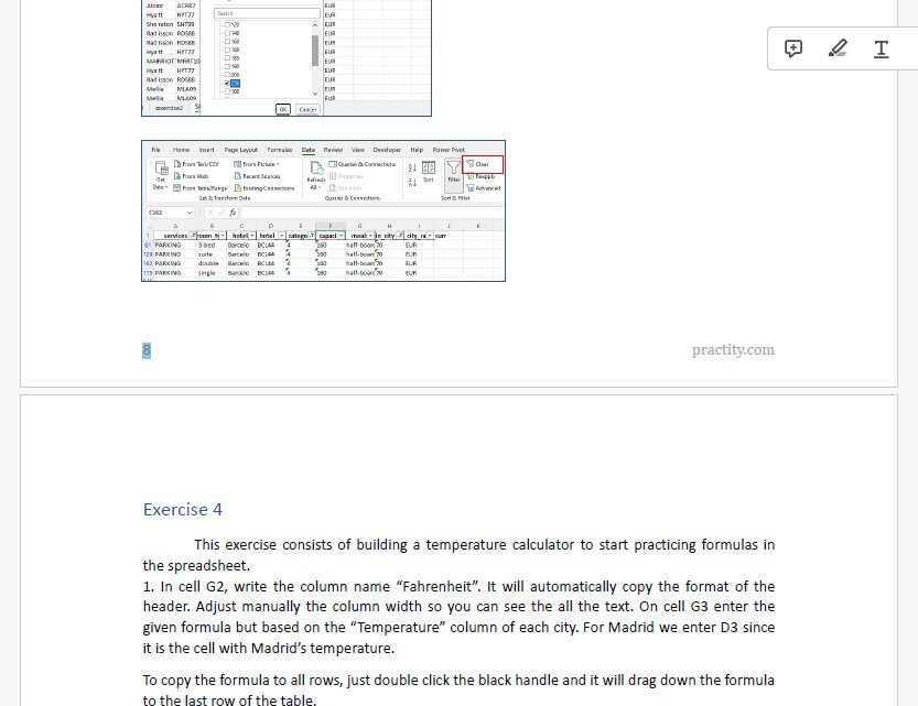50 Excel Exercises for Absolute Beginners - Etsy