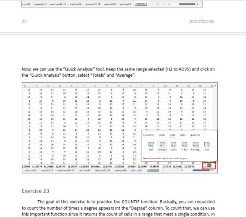50 Excel Exercises for Absolute Beginners - Etsy