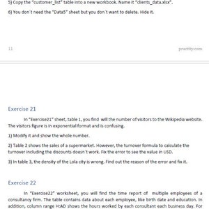 50 Excel Exercises for Absolute Beginners - Etsy