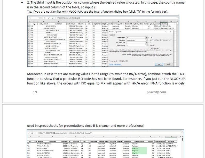 40 Real Excel Problems for Beginners Intermediates - Etsy