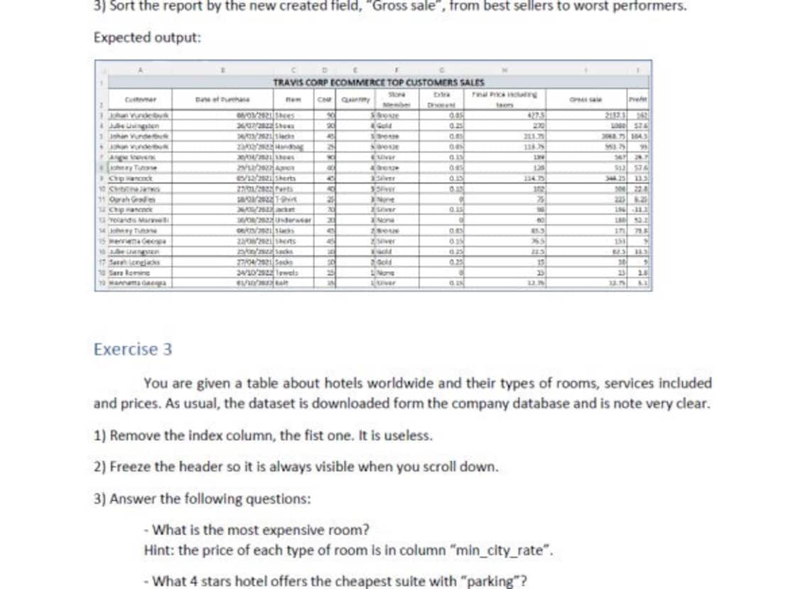50 Excel Exercises for Absolute Beginners - Etsy