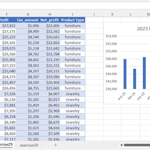 50 Excel Exercises for Absolute Beginners - Etsy