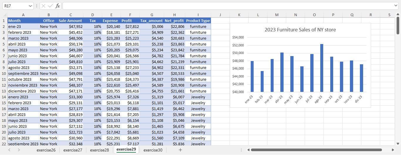 50 Excel Exercises for Absolute Beginners - Etsy