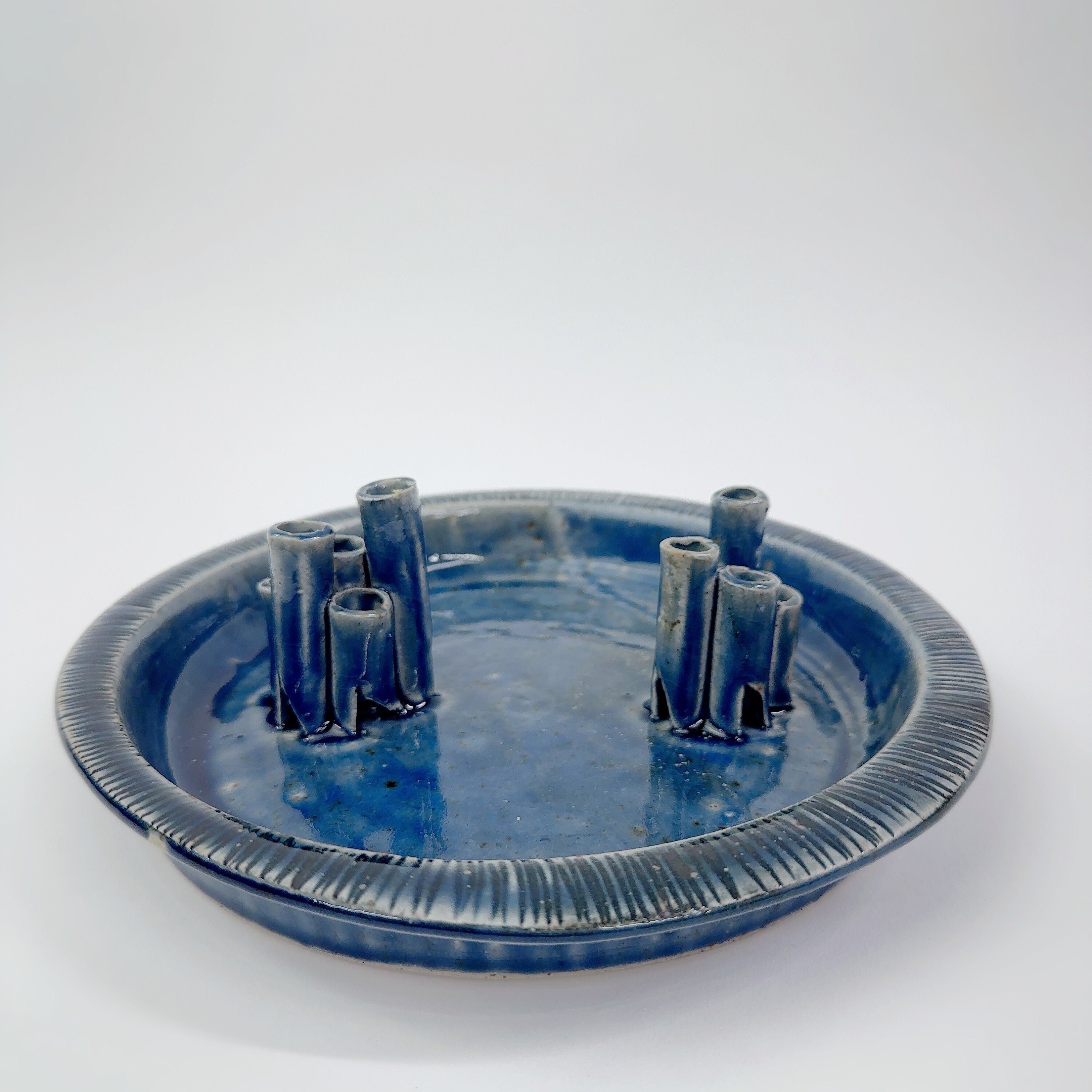 Minimalist, Contemporary Round Flute, Ikebana Vase, Flower Arrangements ...