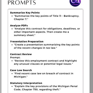 Ai Prompts for Lawyers - Etsy