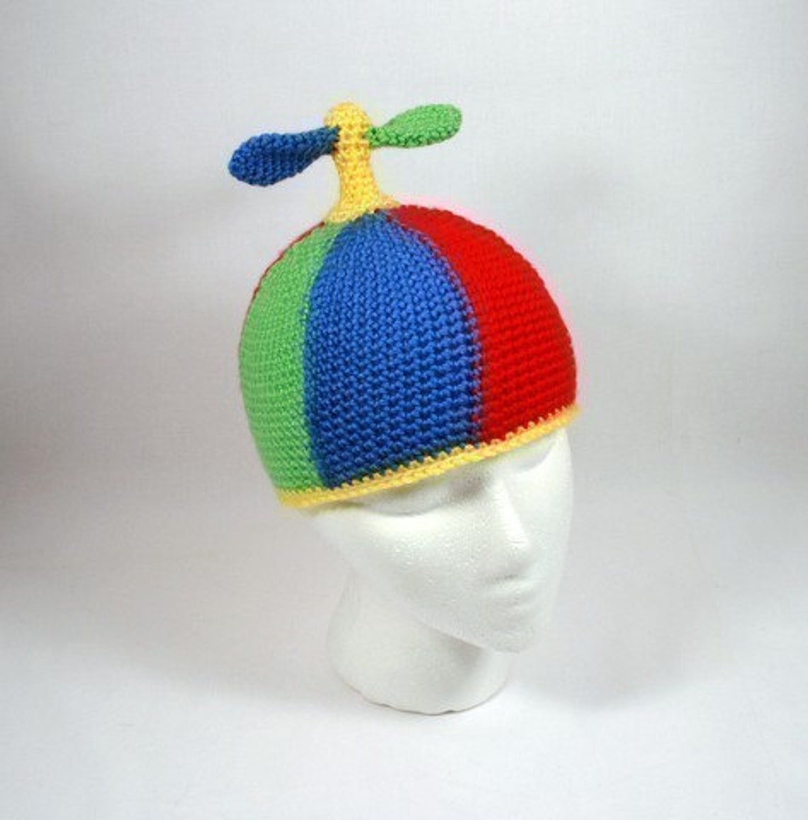 Crochet Pattern, Propeller Beanie, Halloween Costume, Crochet Propeller ...