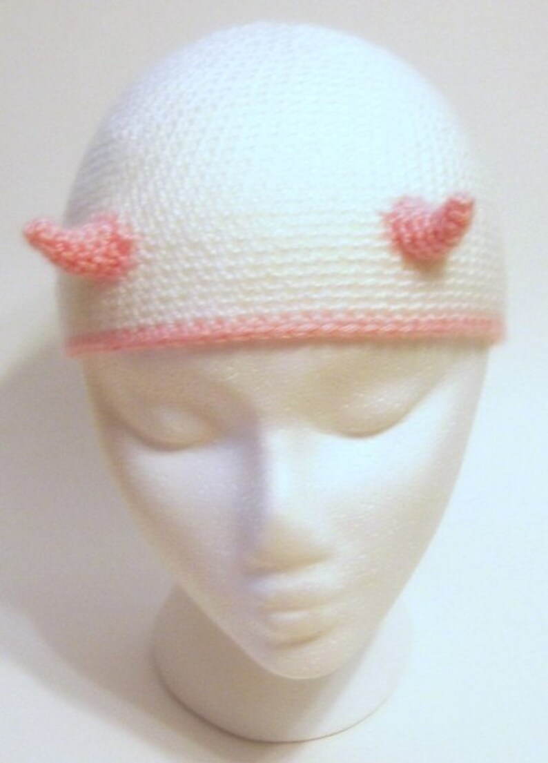 Crochet Hat Pattern, Imp Beanie, Crochet Devil Hat, Crochet Skullcap ...