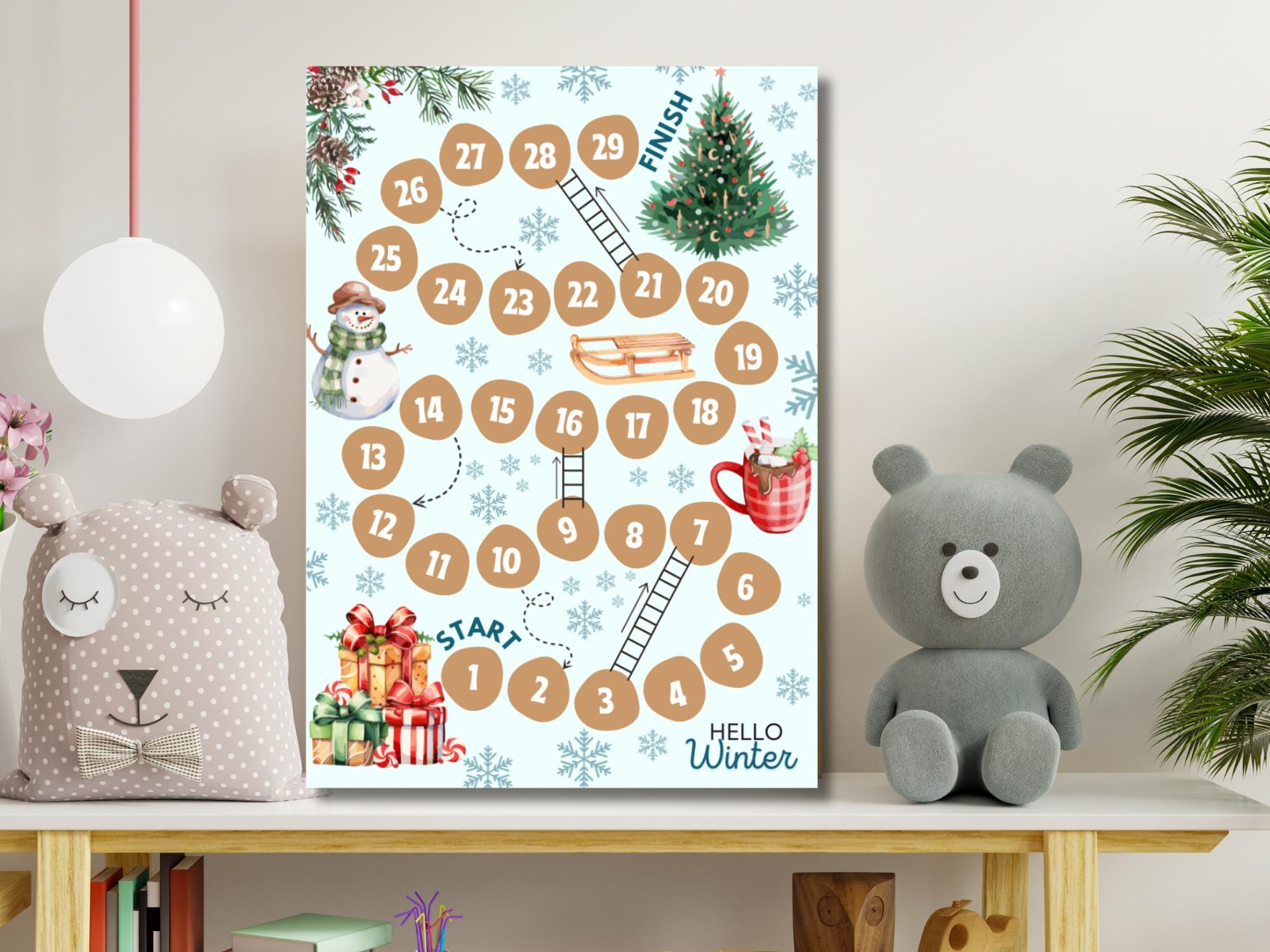 PRINTABLE Board Games for Kids | Four Seasons - Spring, Summer, Autumn ...