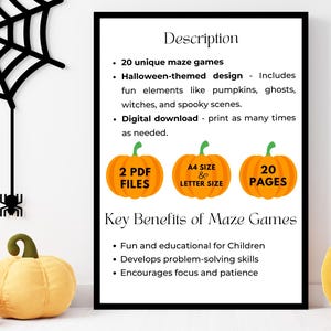 PRINTABLE Halloween Maze Games for Kids | 20 Unique Mazes | Spooky ...