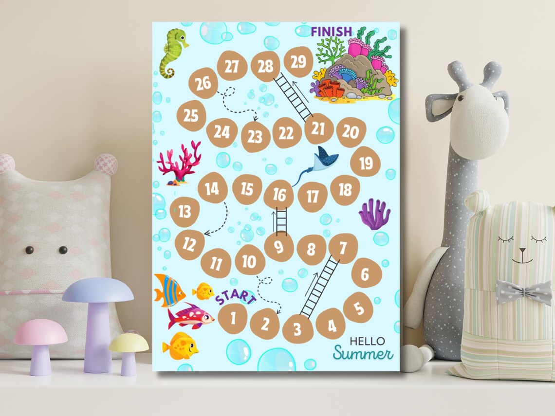 PRINTABLE Board Games for Kids | Four Seasons - Spring, Summer, Autumn ...