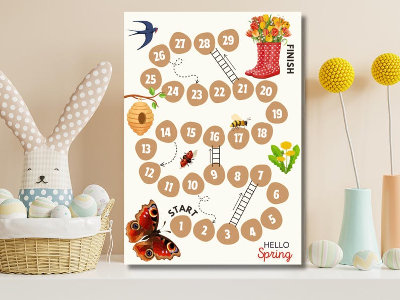 PRINTABLE Board Games for Kids | Four Seasons - Spring, Summer, Autumn ...