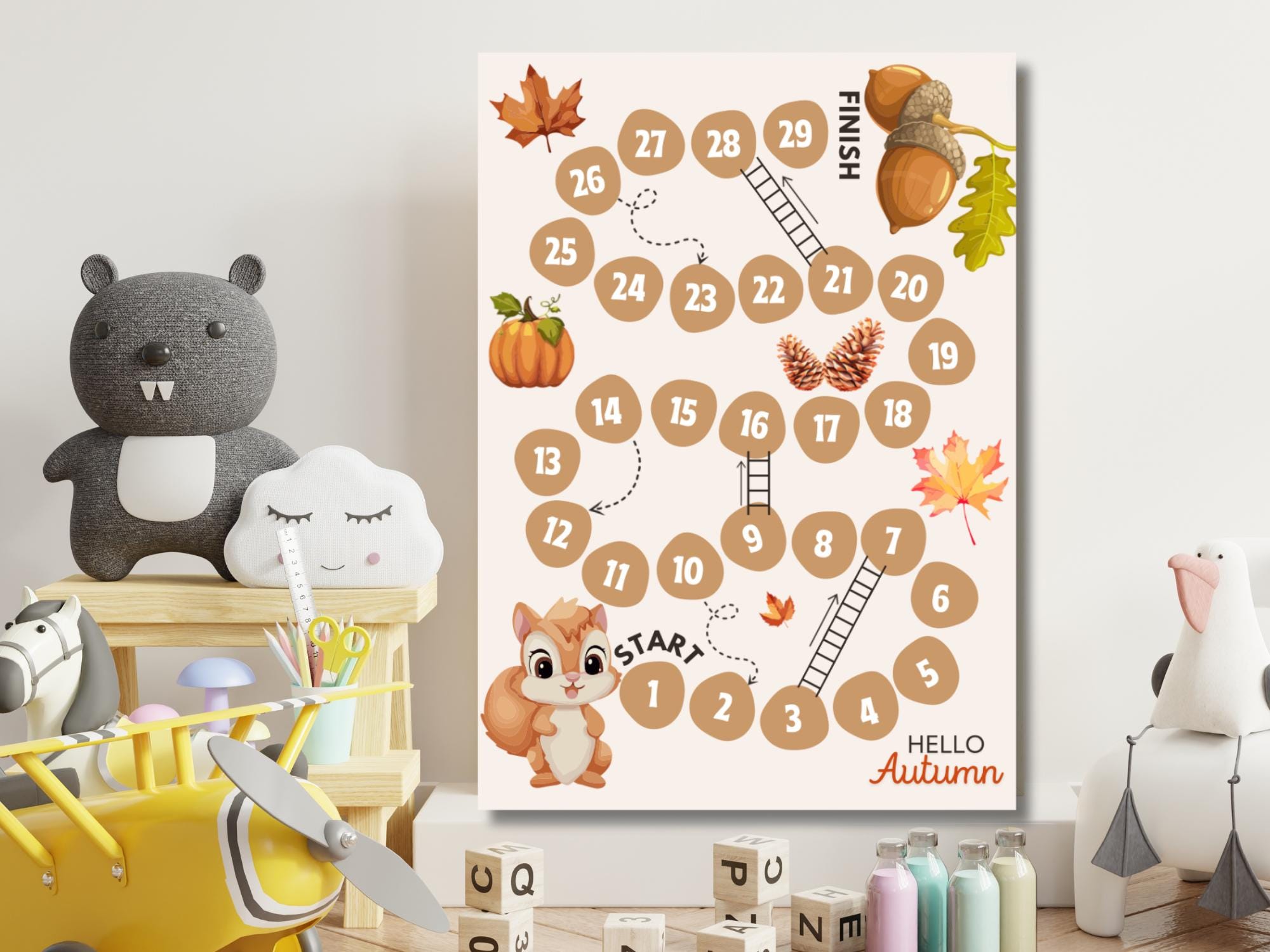 PRINTABLE Board Games for Kids | Four Seasons - Spring, Summer, Autumn ...