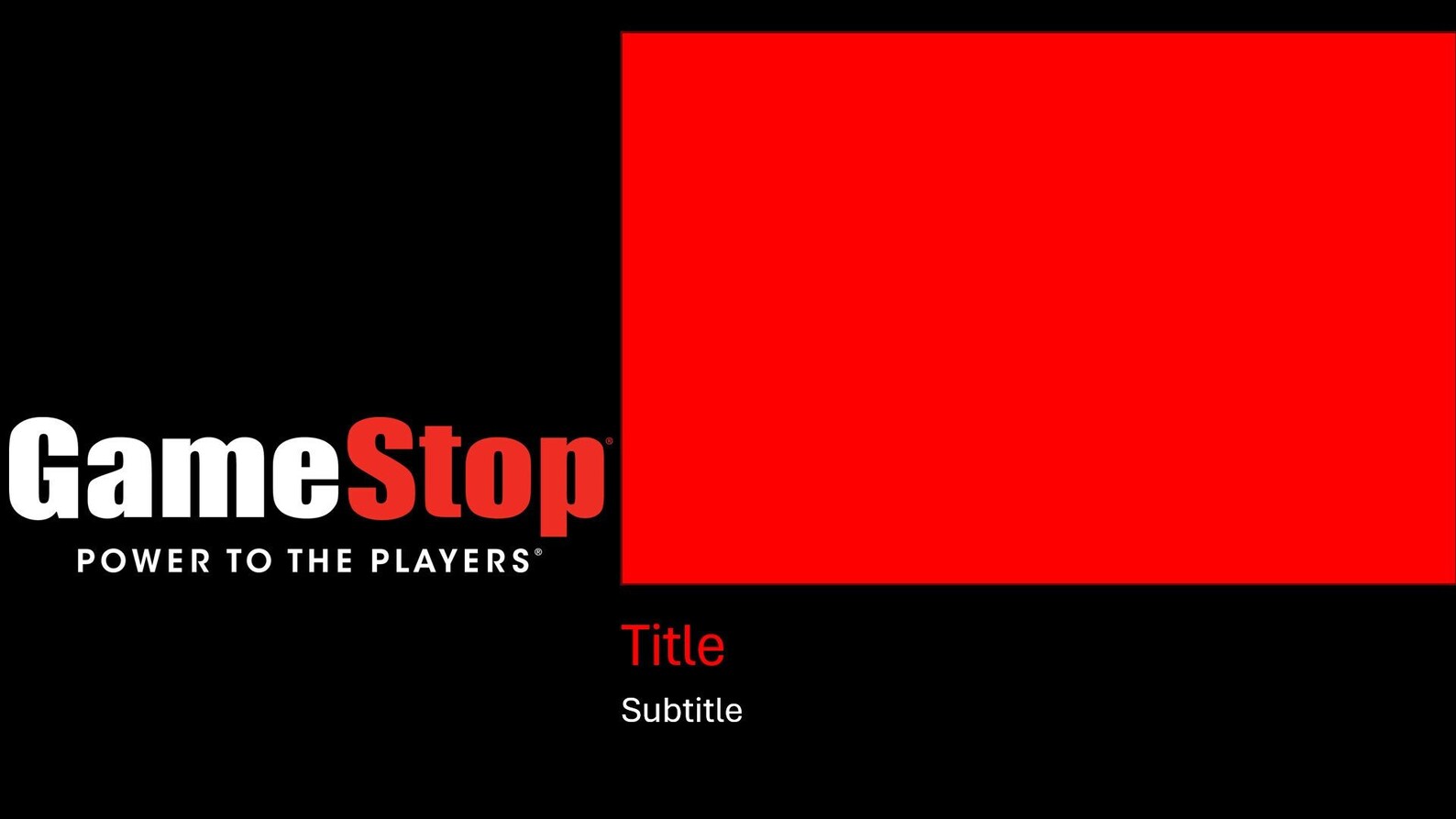 Unofficial Gamestop Powerpoint Presentation Template - Etsy