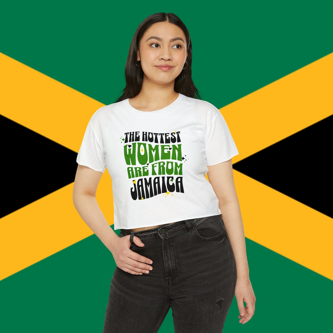 Women's Crop Top, Jamaica Crop Top, Jamaica Girl Shirt, Jamaica ...