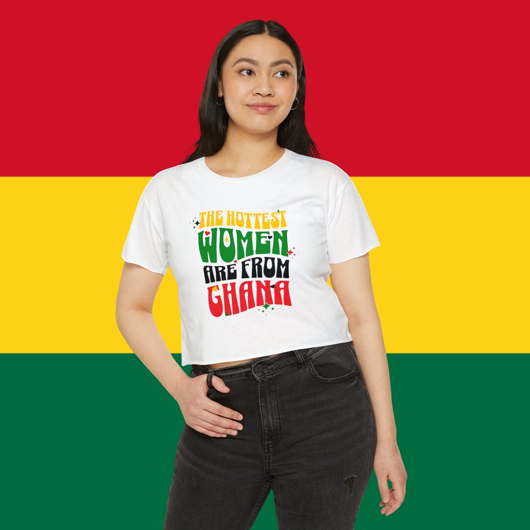 Women's Crop Top, Ghana Crop Top, Ghana Girl Shirt, Ghana, Ghana Gift ...