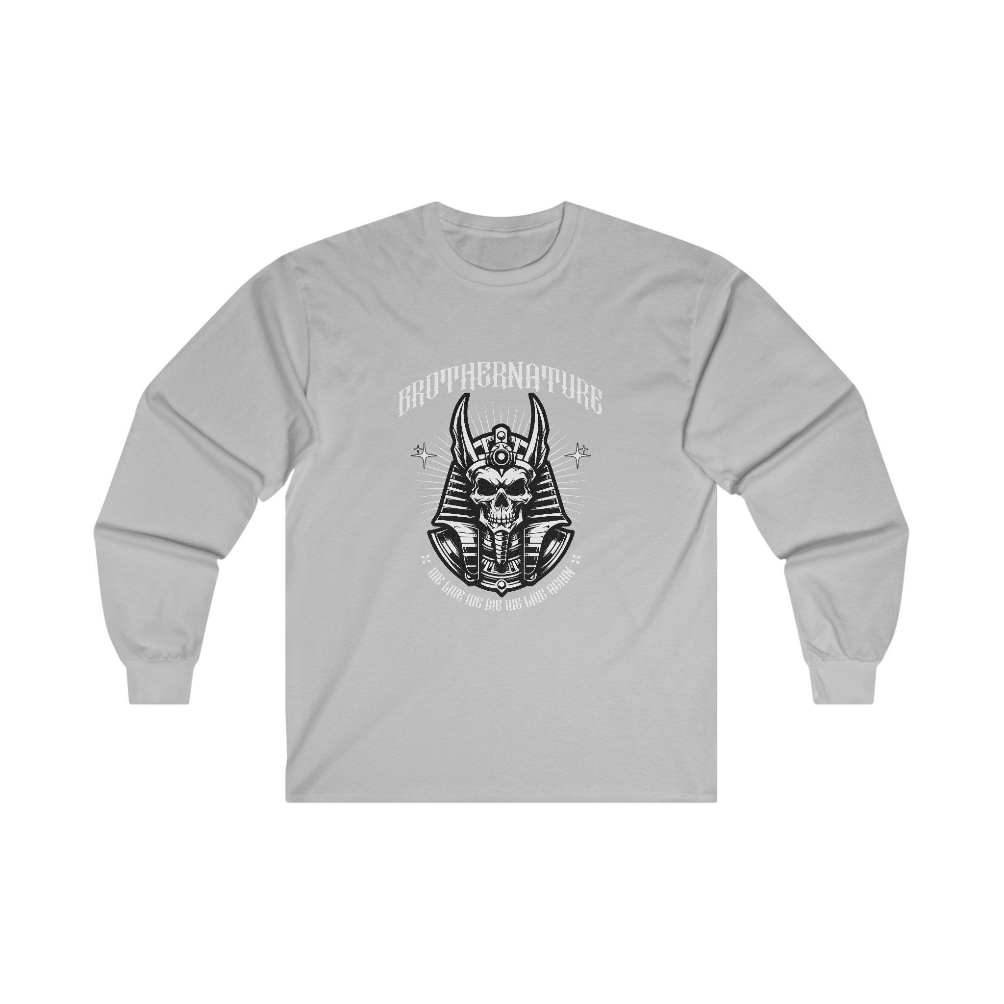 Anubis Skull Long Sleeve T Shirt, Brother Nature Long Sleeve T Shirt ...