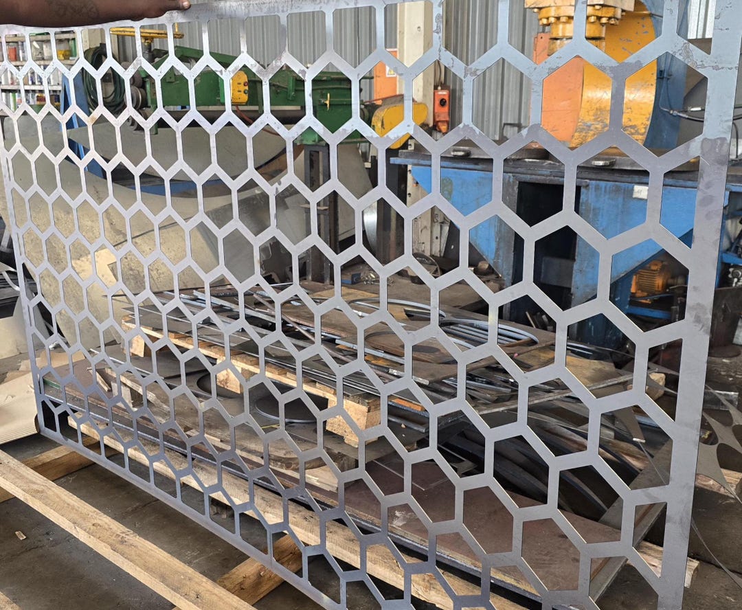 Honeycomb DXF Design for Gates or Decoratove Screens - Etsy