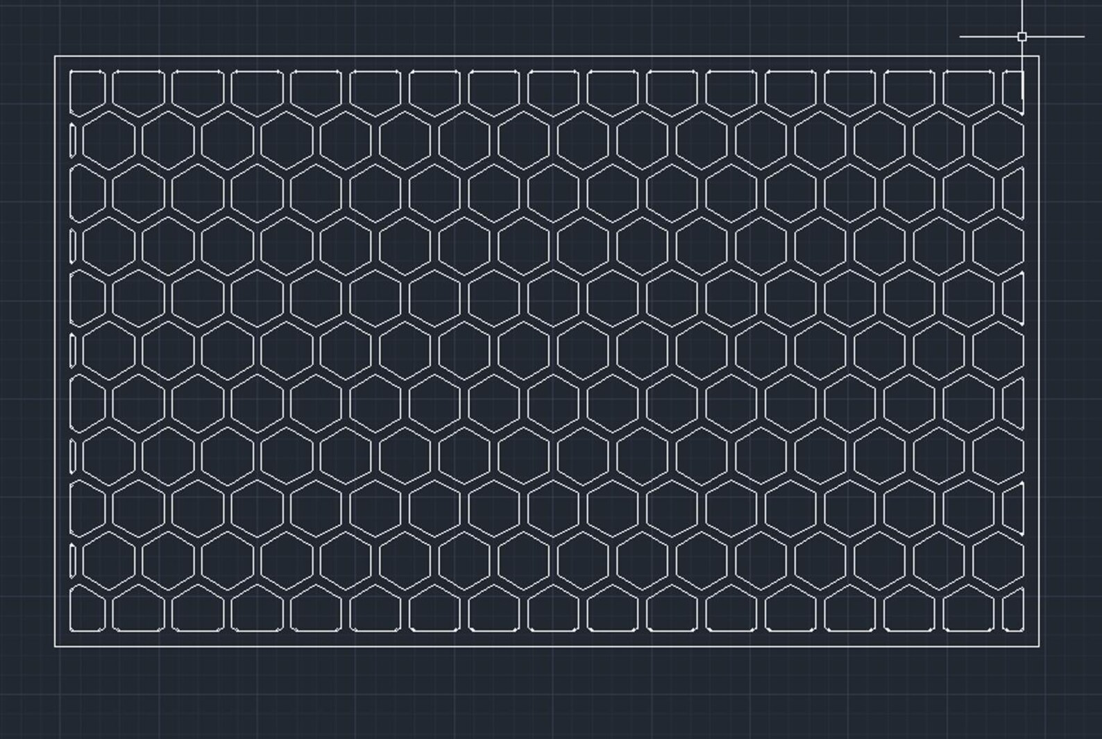 Honeycomb DXF Design for Gates or Decoratove Screens - Etsy