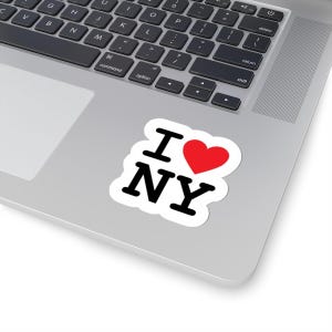 I Love NY Stickers | New York Travel Memories, Laptop Decor, Gift for ...