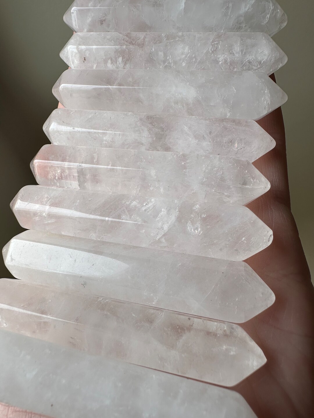 Rainbow Filled Double Point Quartz Tower! - Etsy