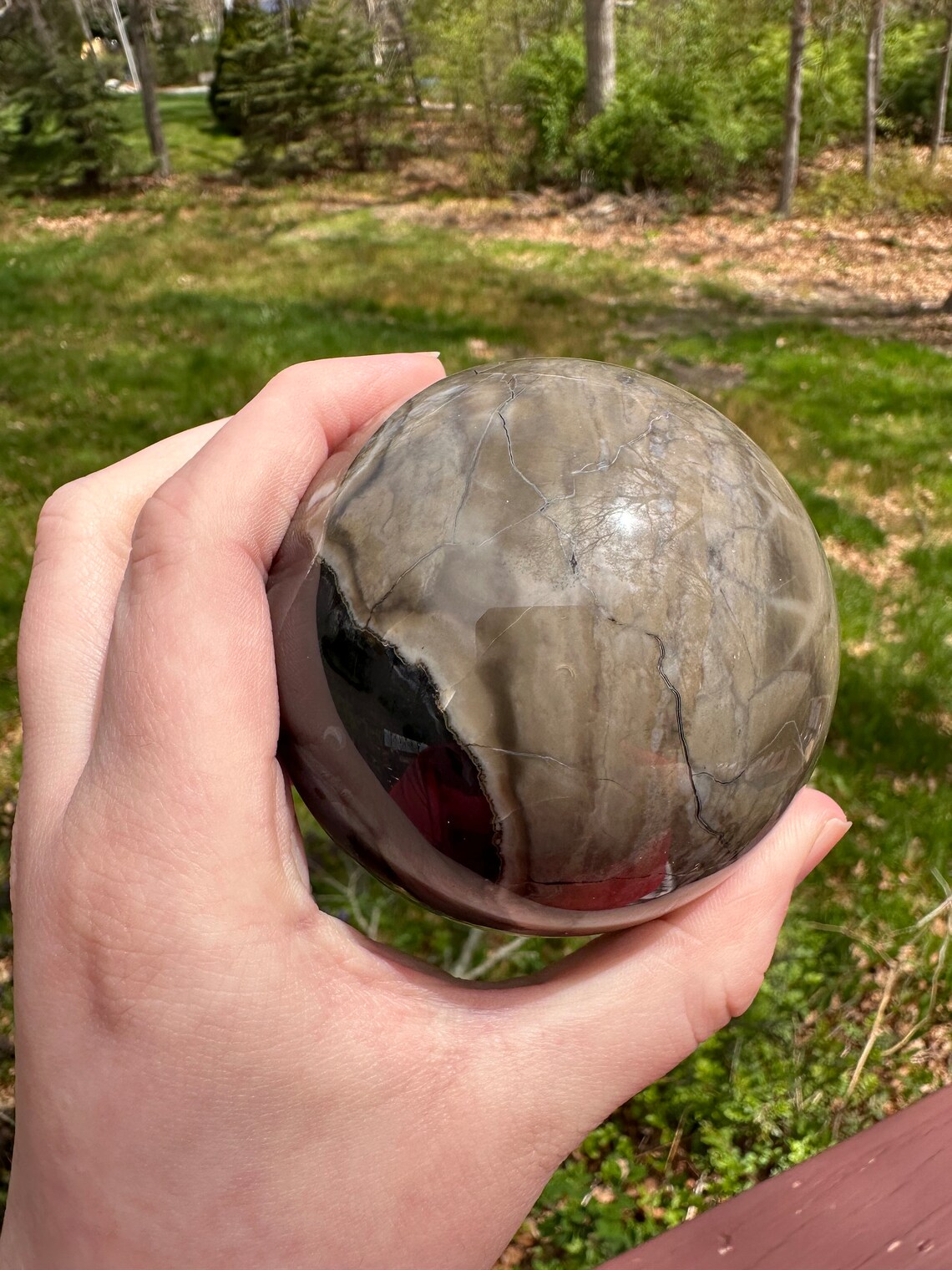 Ultra UV Reactive Volcano Agate Sphere - Etsy