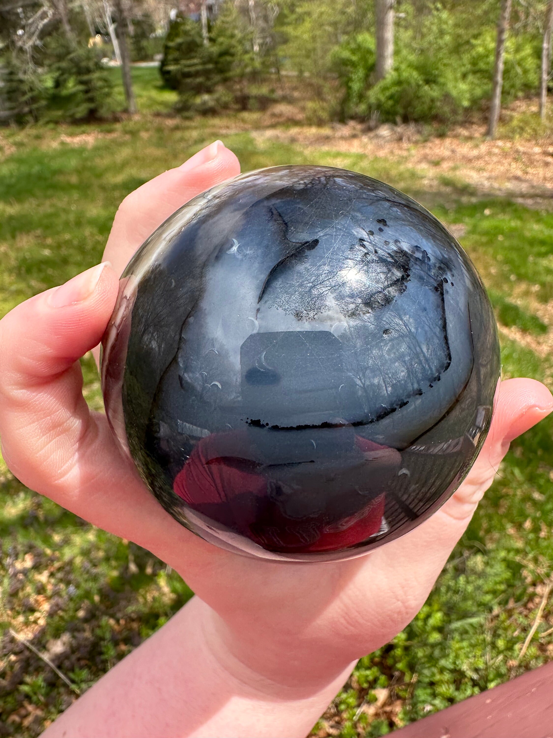 Ultra UV Reactive Volcano Agate Sphere - Etsy