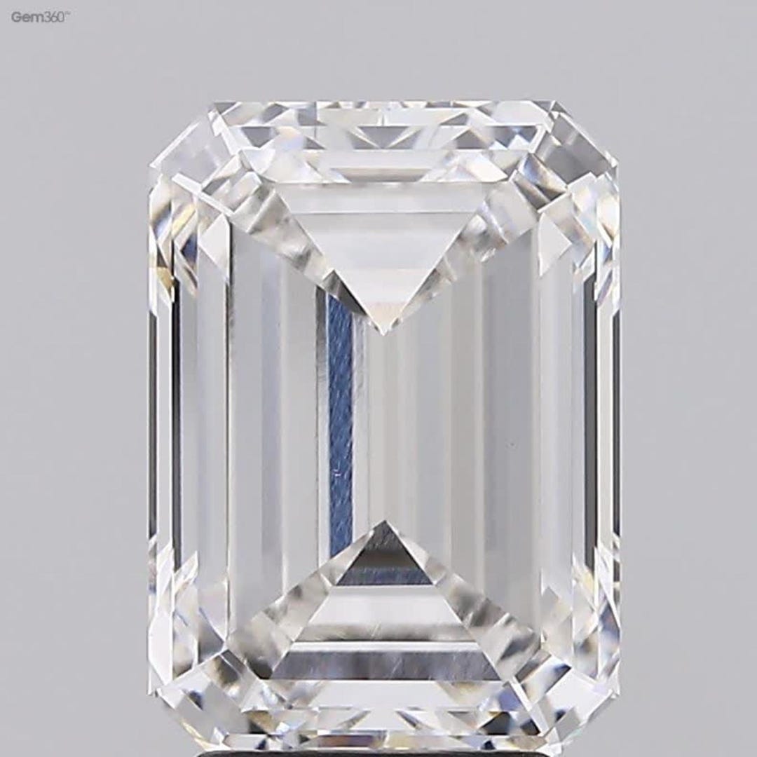 2.81ct Emerald Cut IGI Certified Lab-grown Diamond | G Color VS1 ...