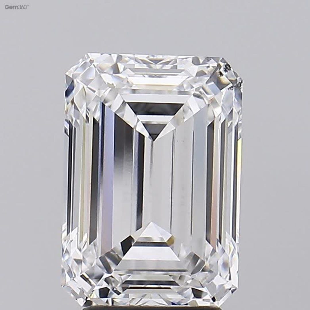 1.62ct Emerald Cut IGI Certified Lab-grown Diamond | E Color VS2 ...