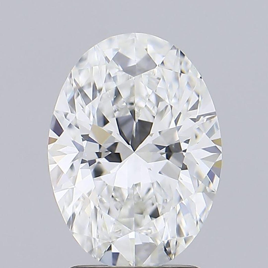 3.01ct Oval Brilliant Cut IGI Certified Lab-grown Diamond | F Color VS1 ...