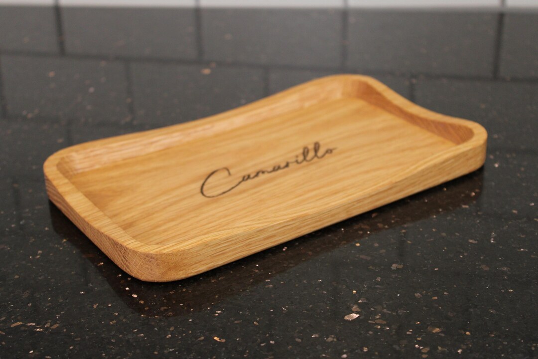 Catchall Tray White Oak Wood Tray Customized Tray Shaped White Oak Tray ...