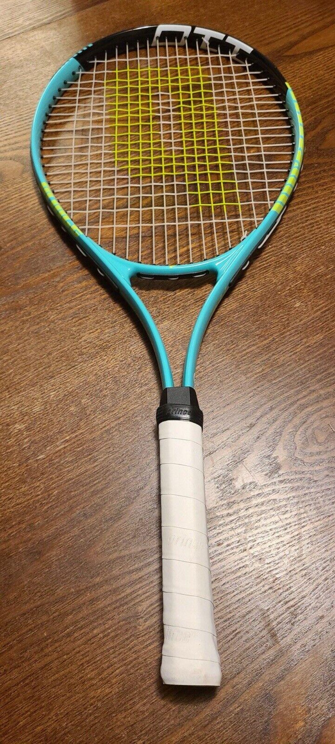 Prince Thunder Strike 110 Tennis Racquet 4 1/8 Grip Turquoise - Etsy
