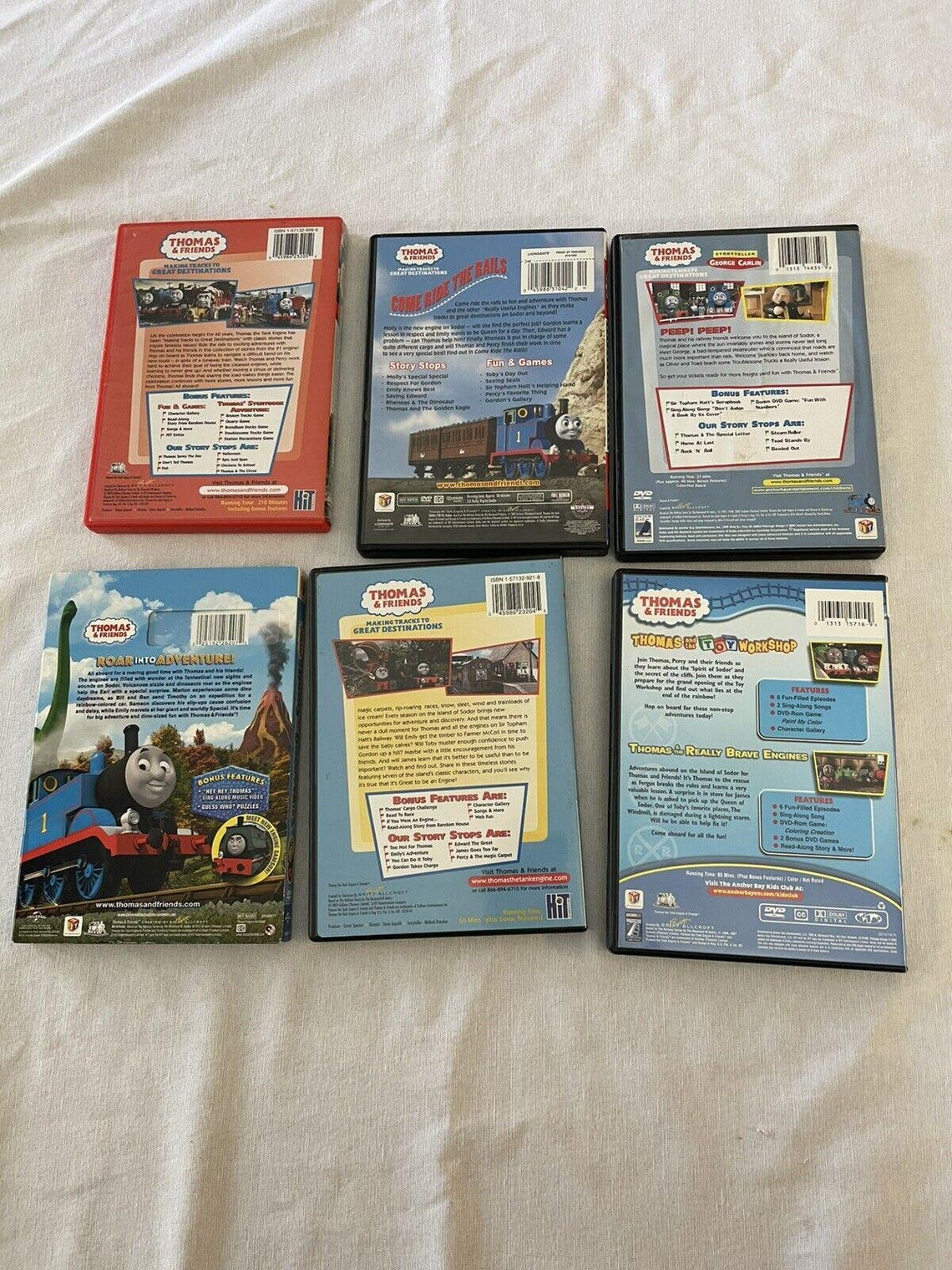 Lot of 6 Thomas & Friends Dvds Including Sodor Celebration - Etsy