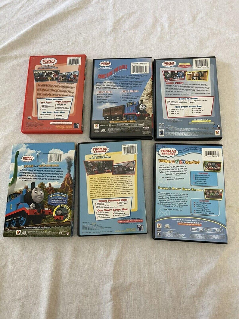 Lot of 6 Thomas & Friends Dvds Including Sodor Celebration - Etsy