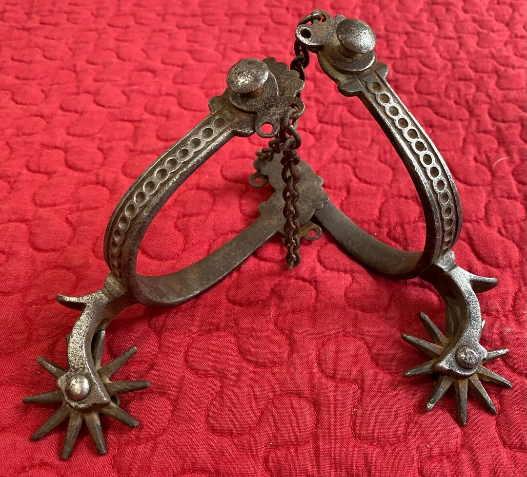Antique Hand-made Western Spurs appear to Be Early August Buermann - Etsy