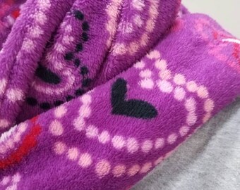 Items similar to Upcycled Reversible Sweater Infinity Scarf - Chunky ...